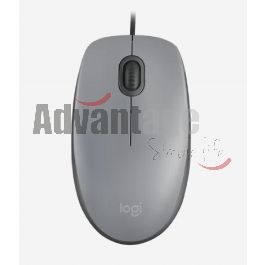 Mouse Logitech con cable 910-006757 M110 Silent color Gris