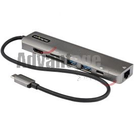 Adaptador StarTech Multipuerto USB C 4K 60Hz HDMI/GbE